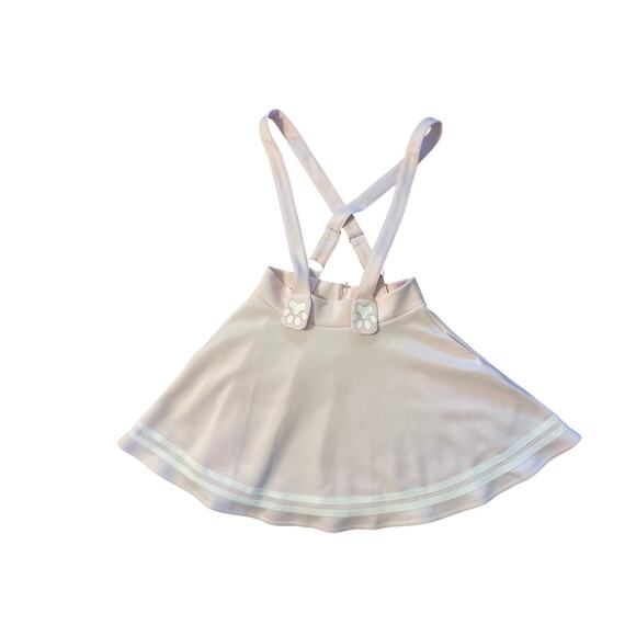 Hot Topic | Skirts | Women S Hot Topic Pink Cat Paw Suspender Mini ...